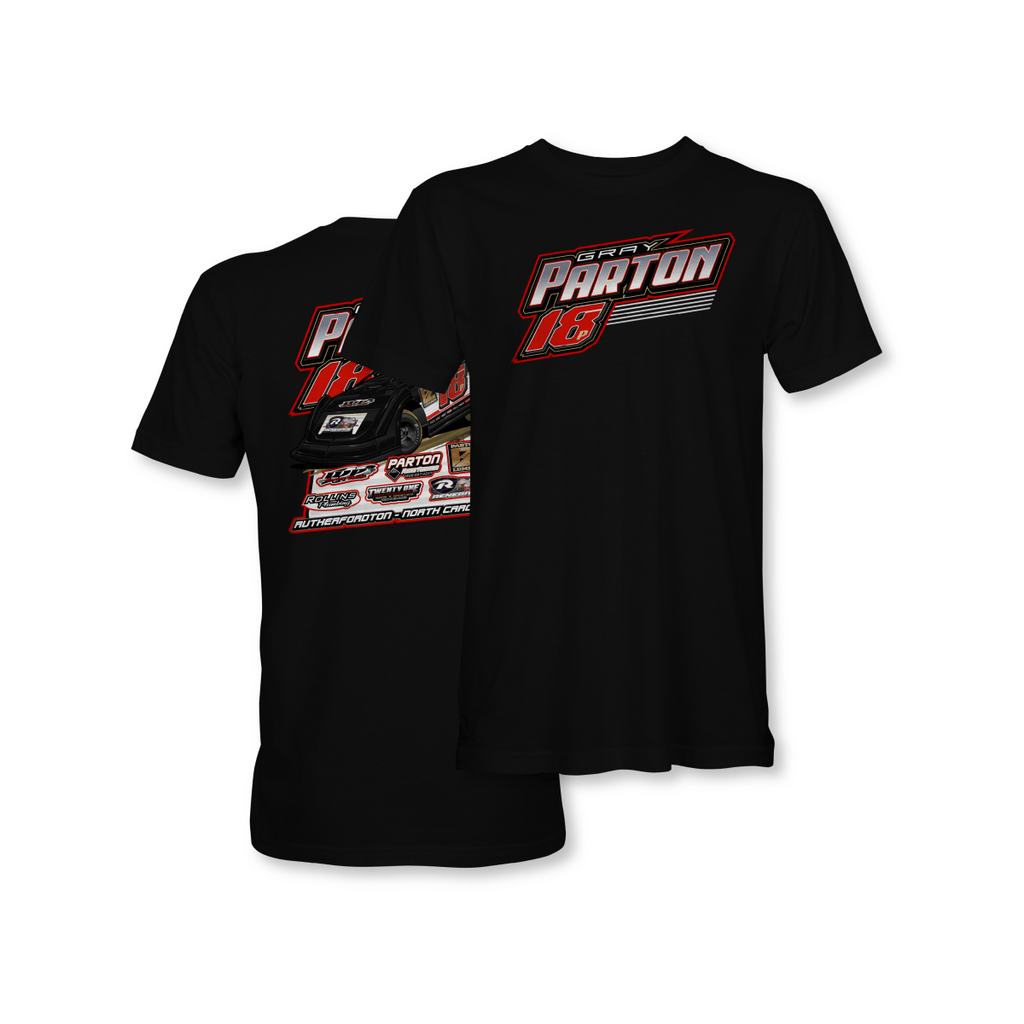 Gray Parton Black 2024 Racing Shirt | GoFast Racewear