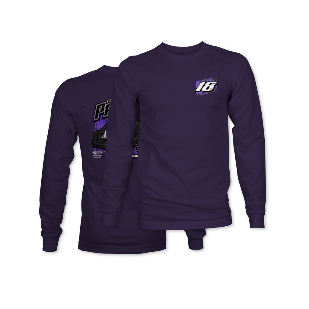 Gray Parton Purple 2025 Renegade Long Sleeve Shirt | GoFast Racewear