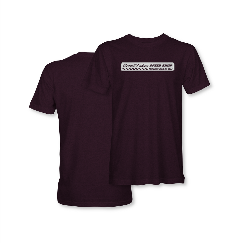 Great Lakes Speed Shop Maroon Logo Shirt | GoFast Racewear